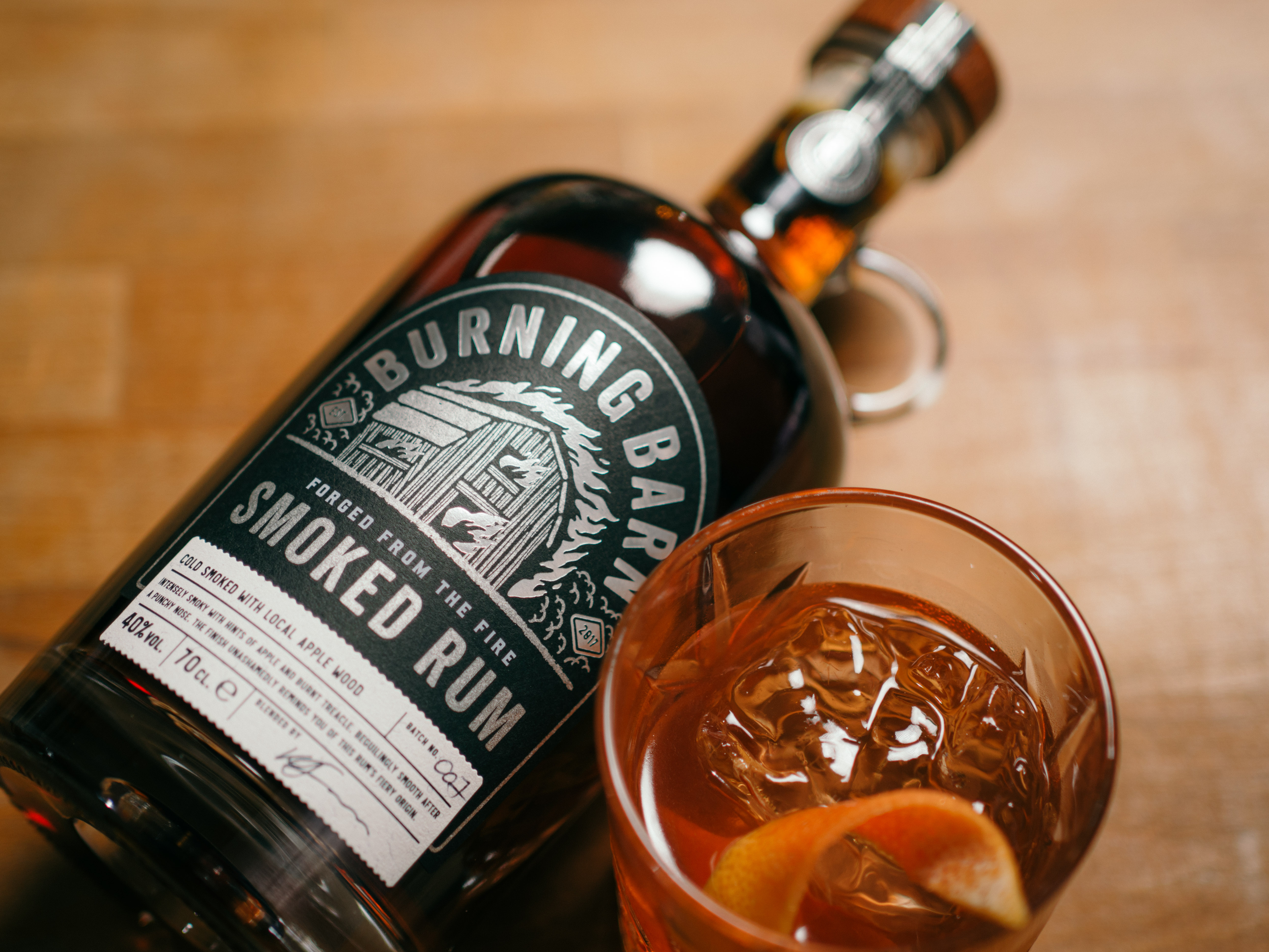 Burning Barn Smoked Rum - Melted Inside